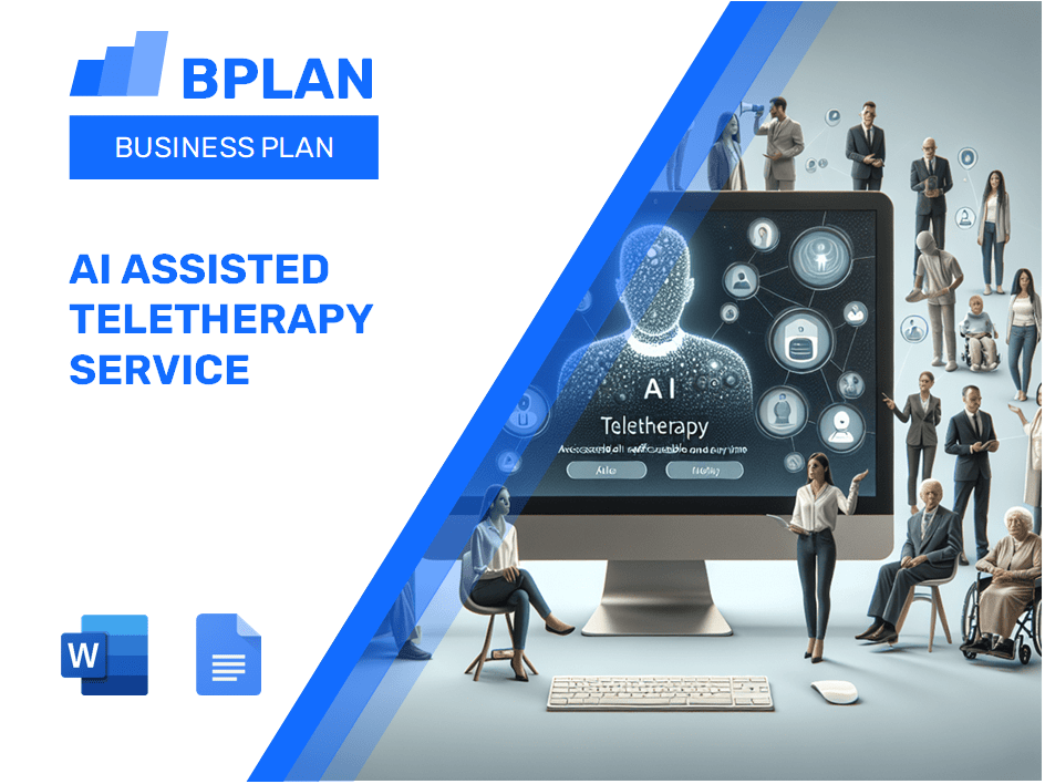 AI Teletherapy Business Plan Template - BPlan AI
