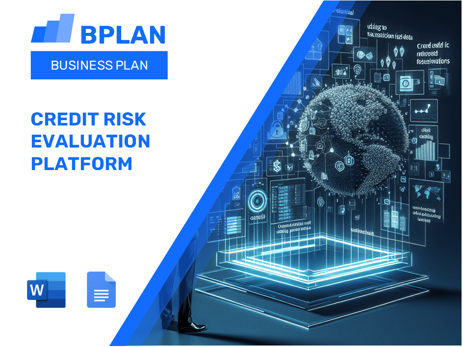 Credit Risk Evaluation Platform Business Plan Template - BPlan AI