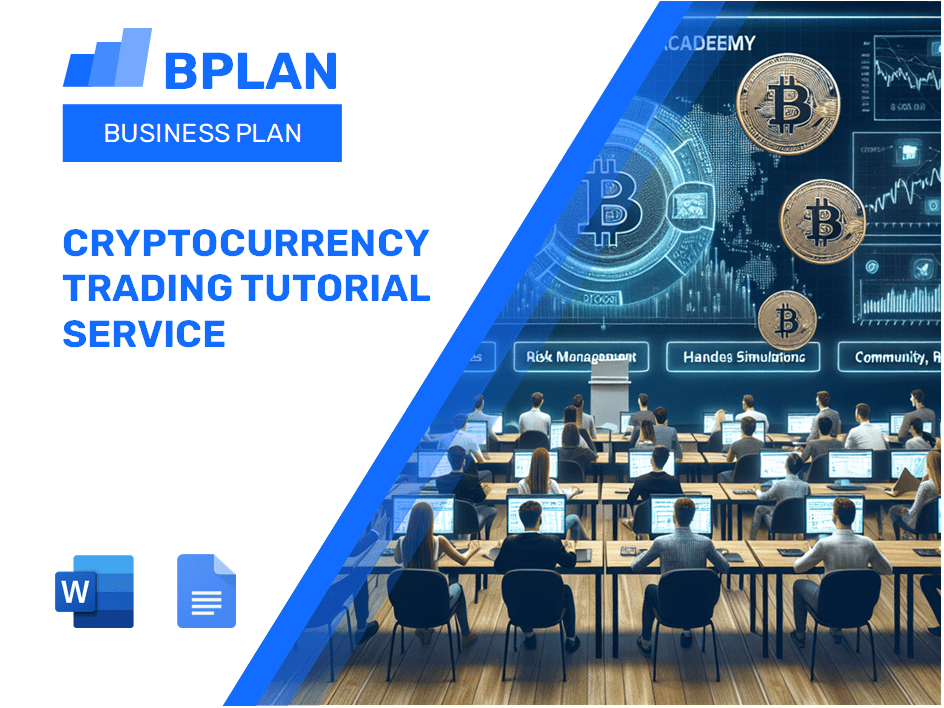 Cryptocurrency Trading Business Plan Template
