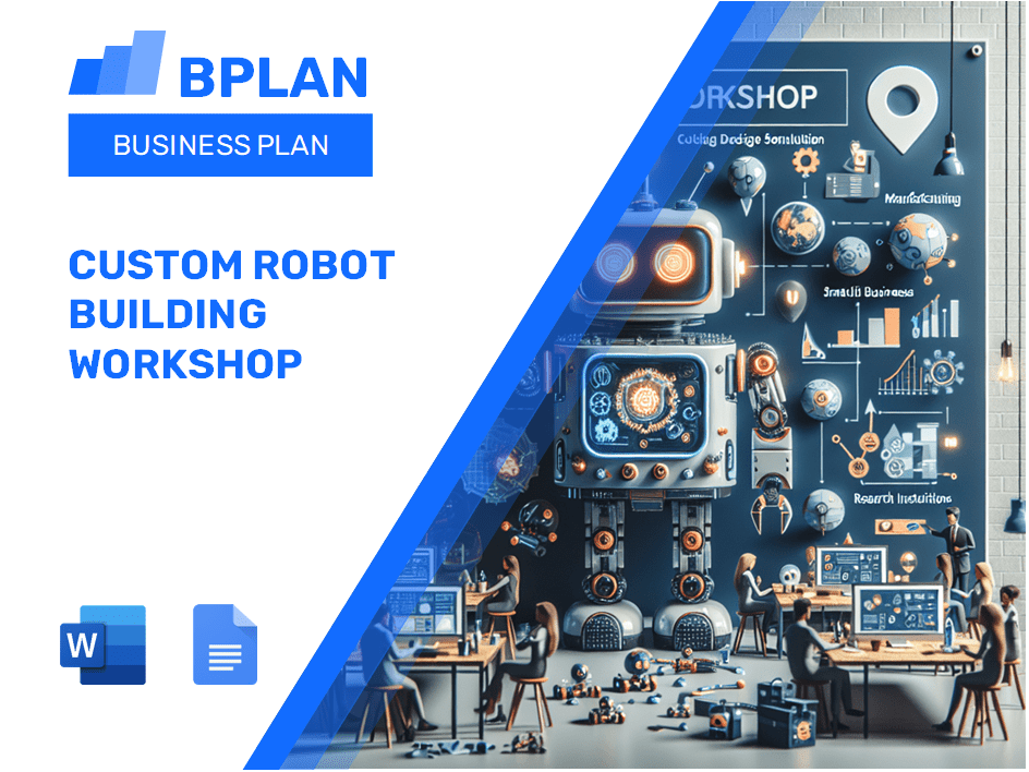 Robot Building Workshop Business Plan Template - BPlan AI