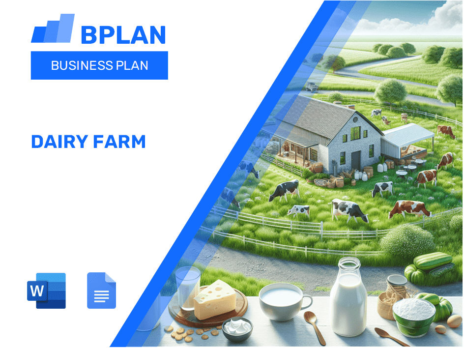 Dairy Farming Business Plan Template