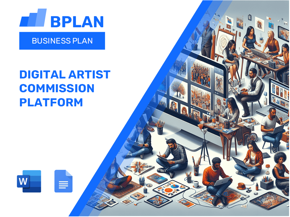 Digital Artist Commission Platform Business Plan - BPlan AI