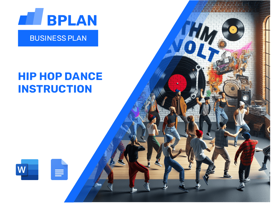 Hip Hop Dance Studio Business Plan Template