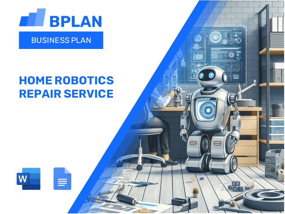 Home Robotics Repair Business Plan Template - BPlan AI