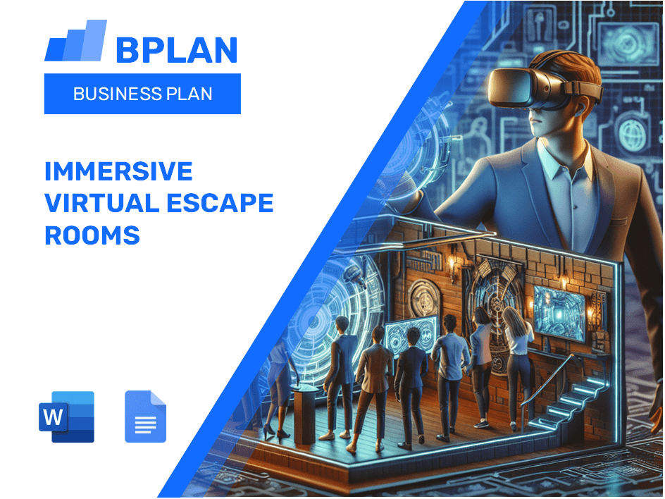 Escape Room Business Plan Template - BPlan AI