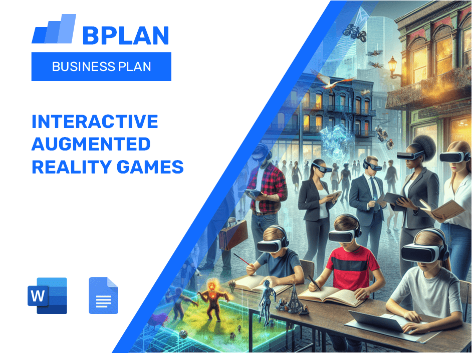 AR Games Business Plan - BPlan AI