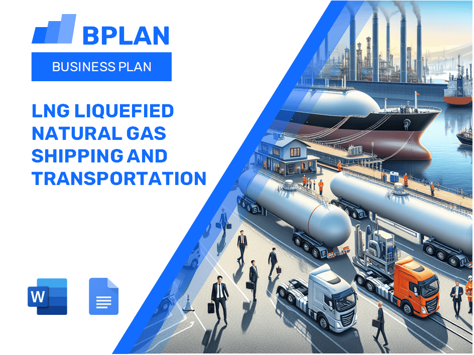 Lng Shipping Business Plan Template