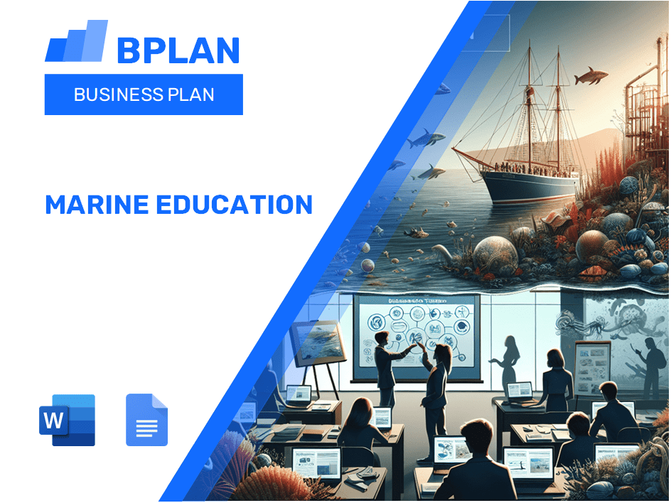 Marine Education Business Plan Template - BPlan AI