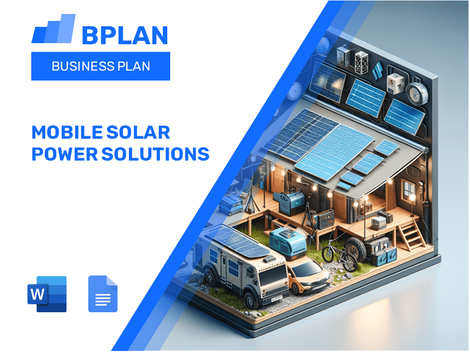 Mobile Solar Power Business Plan - BPlan AI