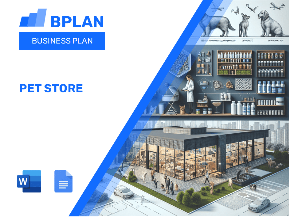Pet Store Business Plan Template