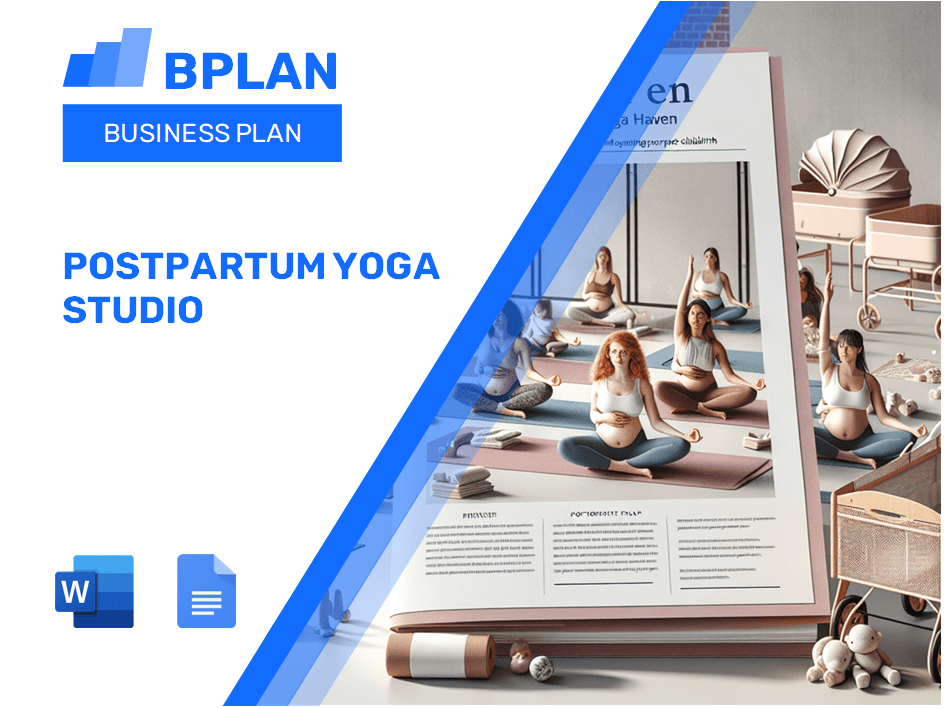 Postpartum Yoga Studio Business Plan