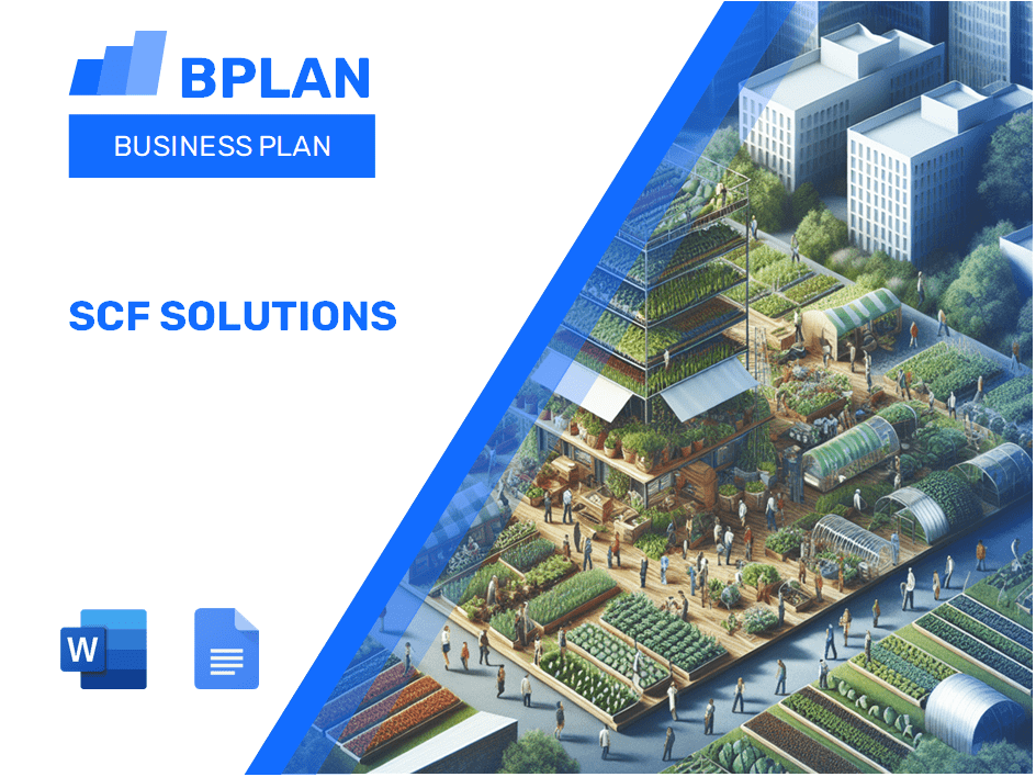 SCF Solutions Business Plan Template - BPlan AI