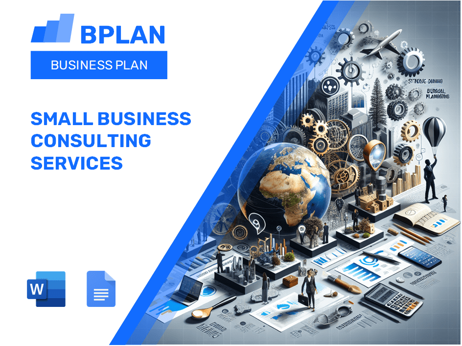 Small Business Consulting Business Plan Template - BPlan AI