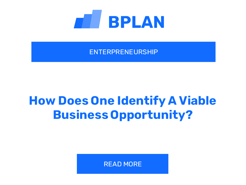 How Does One Identify A Viable Business Opportunity? - BPlan AI