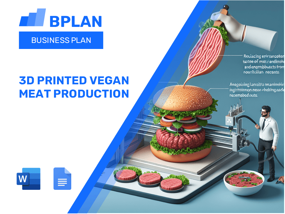 3D Printed Vegan Meat Business Plan - BPlan AI
