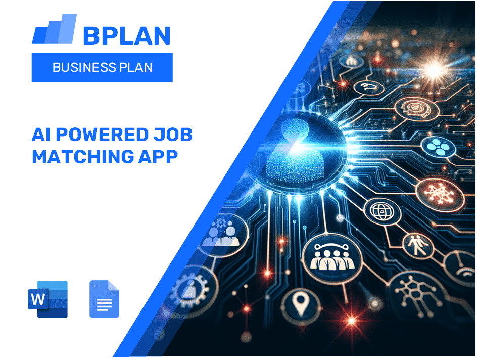 Job Matching App Business Plan Template - BPlan AI