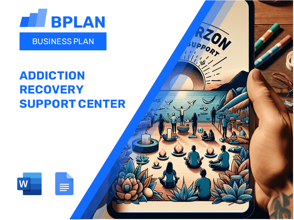 Addiction Recovery Center Business Plan Template