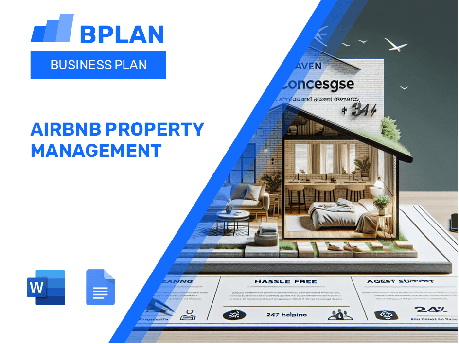 Airbnb Property Management Business Plan Template - BPlan AI