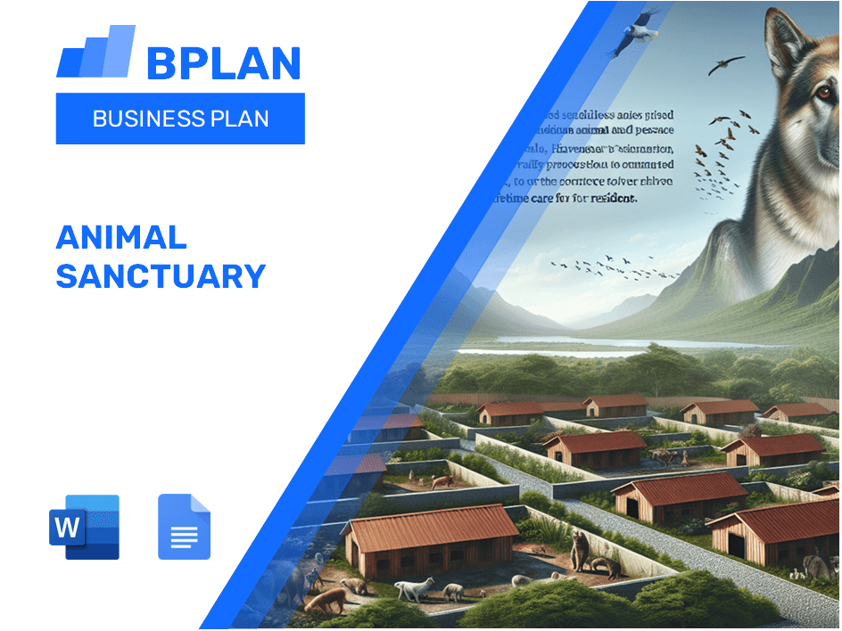 Animal Sanctuary Business Plan Template