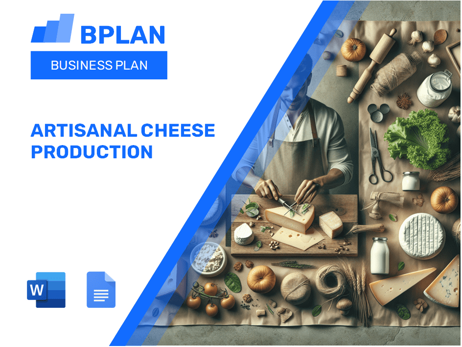 Artisanal Cheese Business Plan Template - BPlan AI