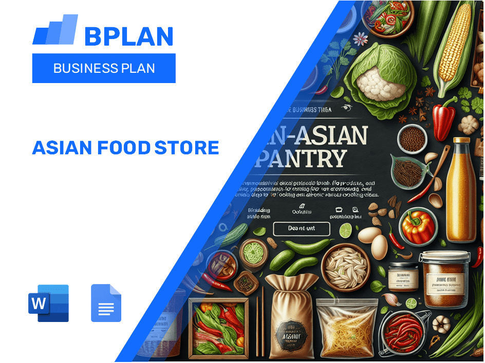 Asian Food Store Business Plan Template - BPlan AI