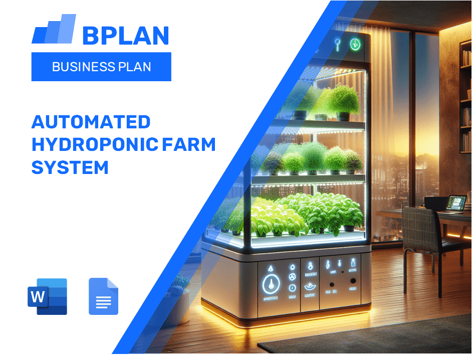 Hydroponic Farm Business Plan Template - BPlan AI