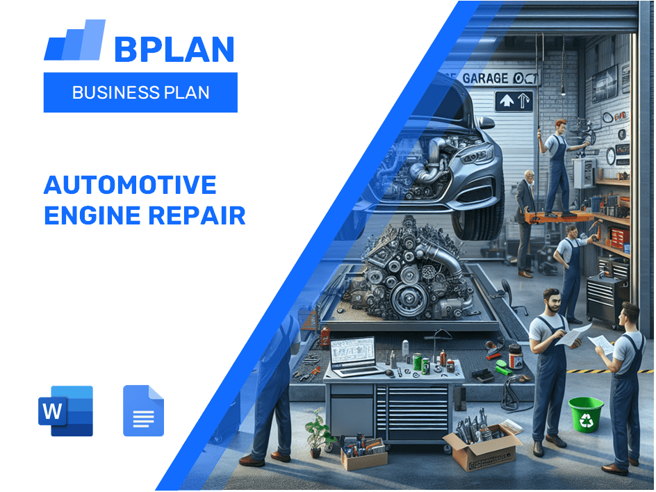 Engine Repair Business Plan Template