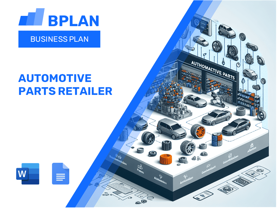 Automotive Parts Retail Business Plan Template