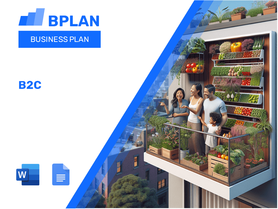 B2C Business Plan Template - BPlan AI