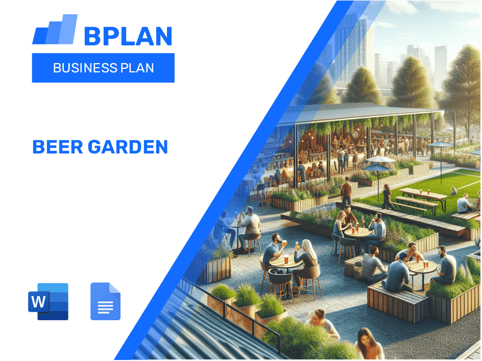 Beer Garden Business Plan Template - BPlan AI