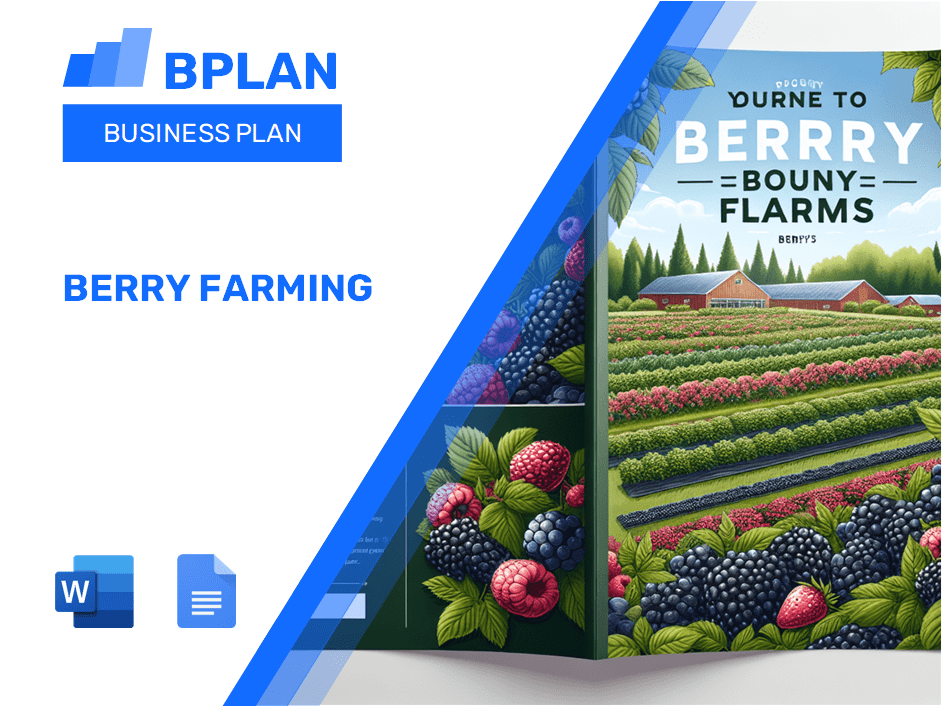 Berry Farm Business Plan Template