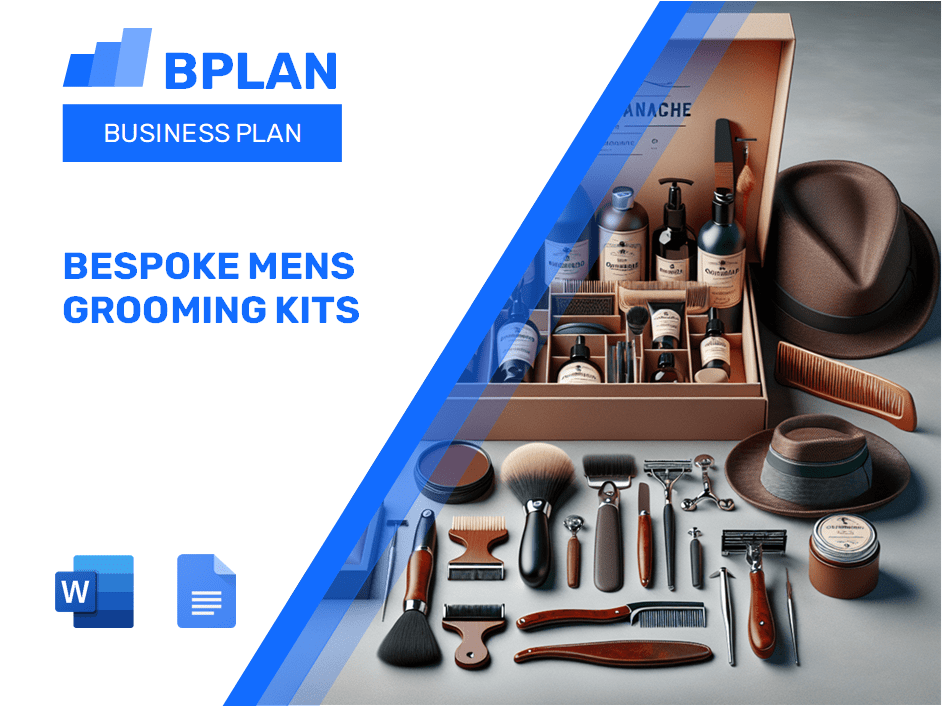 Bespoke Mens Grooming Kits Business Plan - BPlan AI