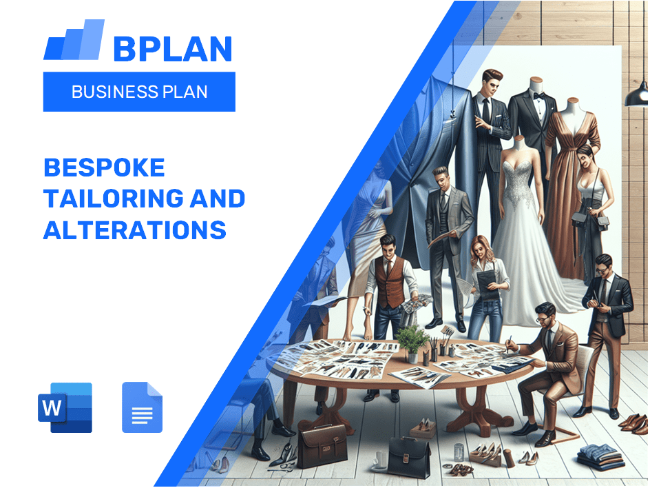 Bespoke Tailoring Business Plan Template