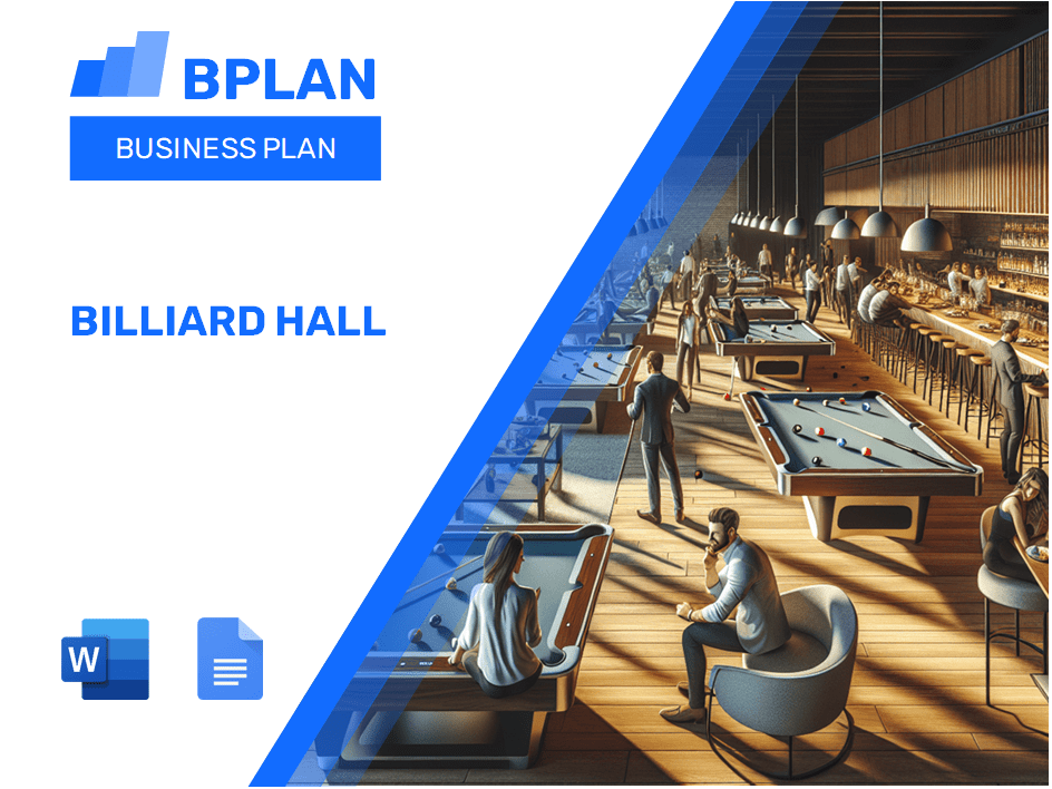 Billiard Hall Business Plan Template - BPlan AI
