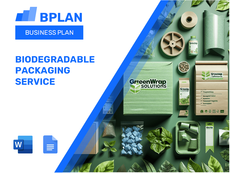 Biodegradable Packaging Business Plan Template - BPlan AI
