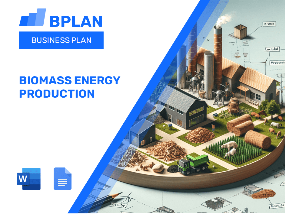 Biomass Energy Business Plan Template - BPlan AI