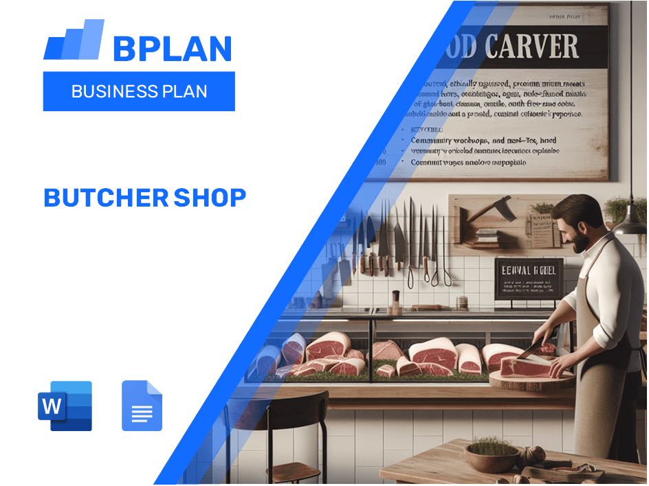 Butcher Shop Business Plan Template - BPlan AI