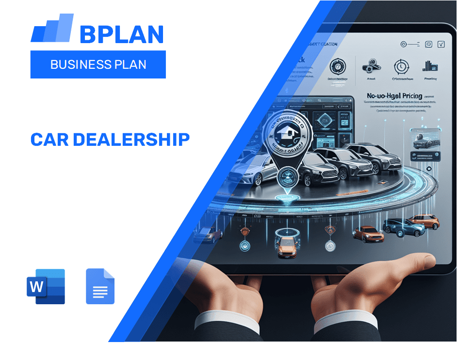 Car Dealership Business Plan Template - BPlan AI