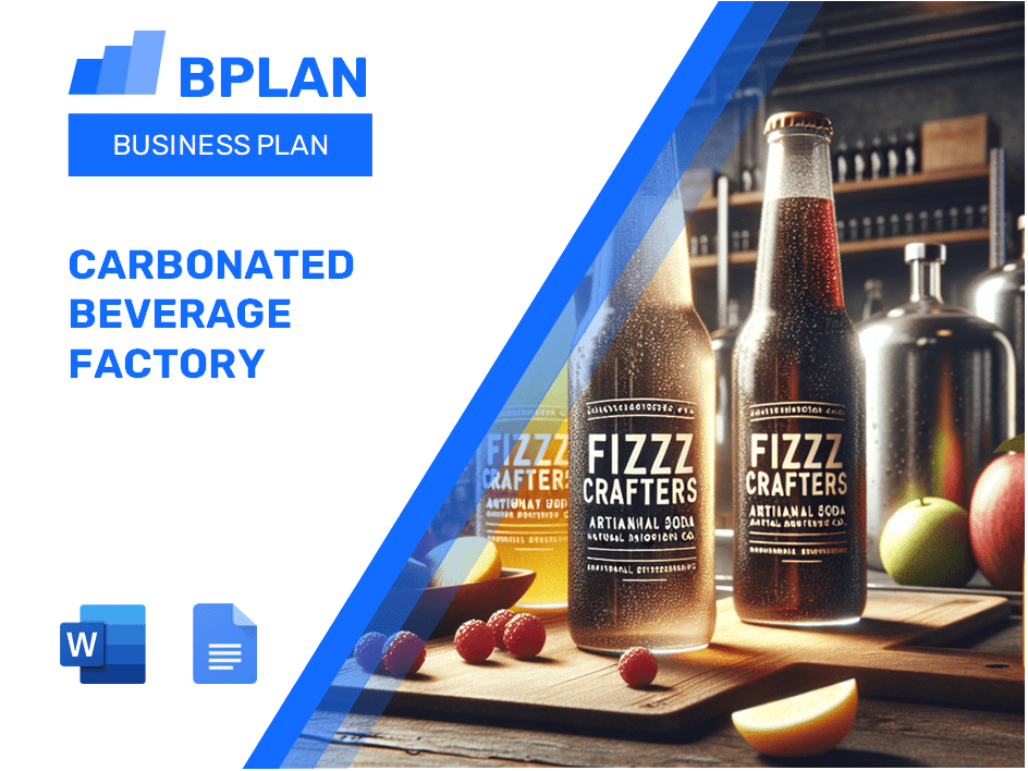 Carbonated Beverage Business Plan Template - BPlan AI