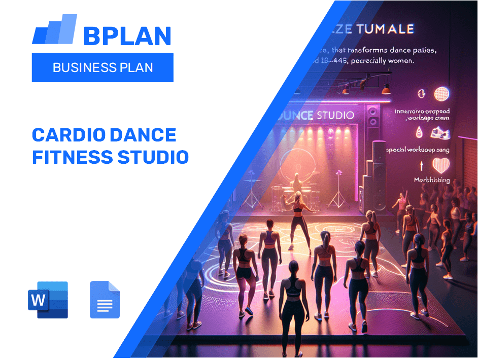 Cardio Dance Fitness Business Plan Template