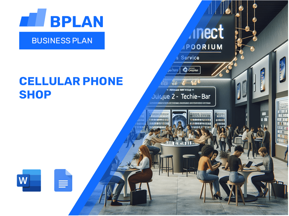 Cellular Phone Shop Business Plan