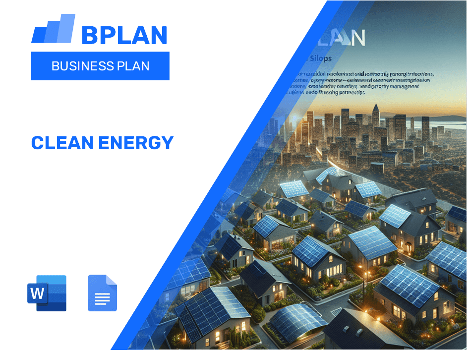Clean Energy Business Plan - BPlan AI