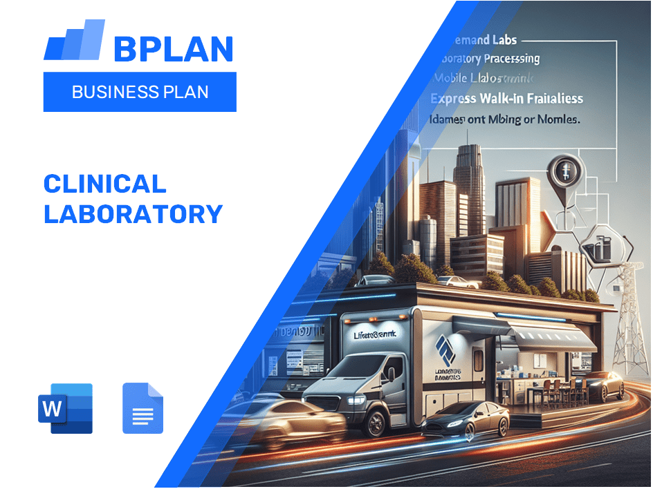 Clinical Laboratory Business Plan Template - BPlan AI