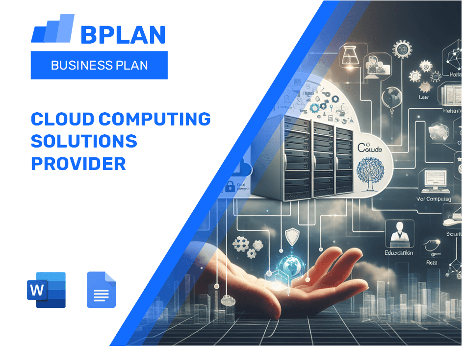 Cloud Computing Business Plan Template - BPlan AI