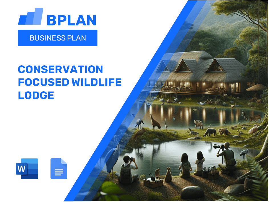 Wildlife Lodge Business Plan Template - BPlan AI
