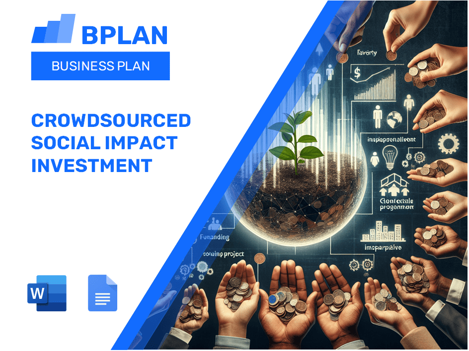 Crowdsourced Social Impact Investment Business Plan