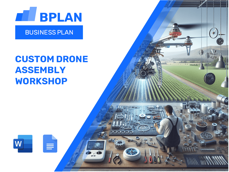 Drone Assembly Workshop Business Plan Template