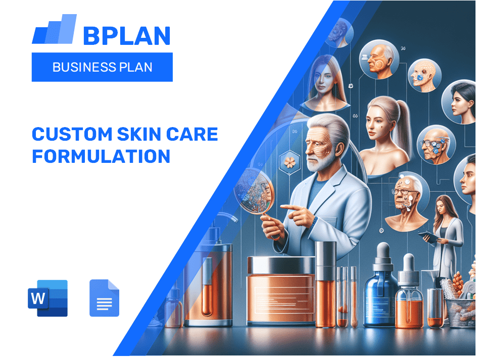 Skin Care Business Plan - BPlan AI