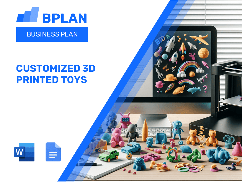 3D Printed Toy Business Plan Template - BPlan AI