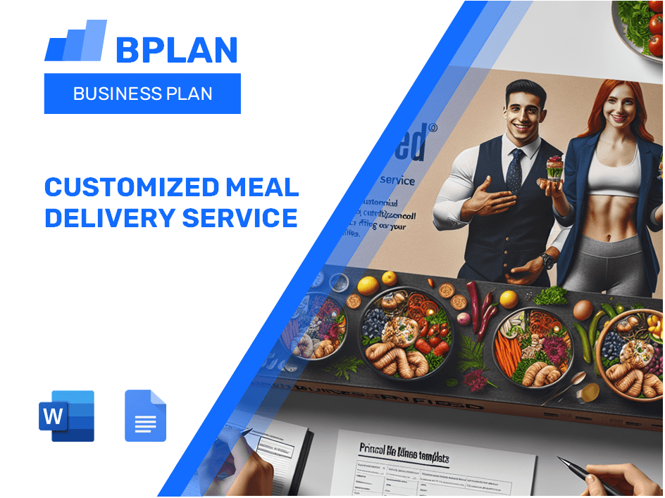 Meal Delivery Business Plan Template